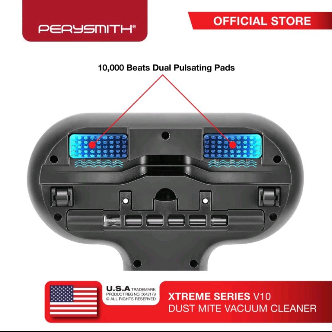 Perrysmith Dust Mite Vacuum Cleaner, TV & Home Appliances, Vacuum ...