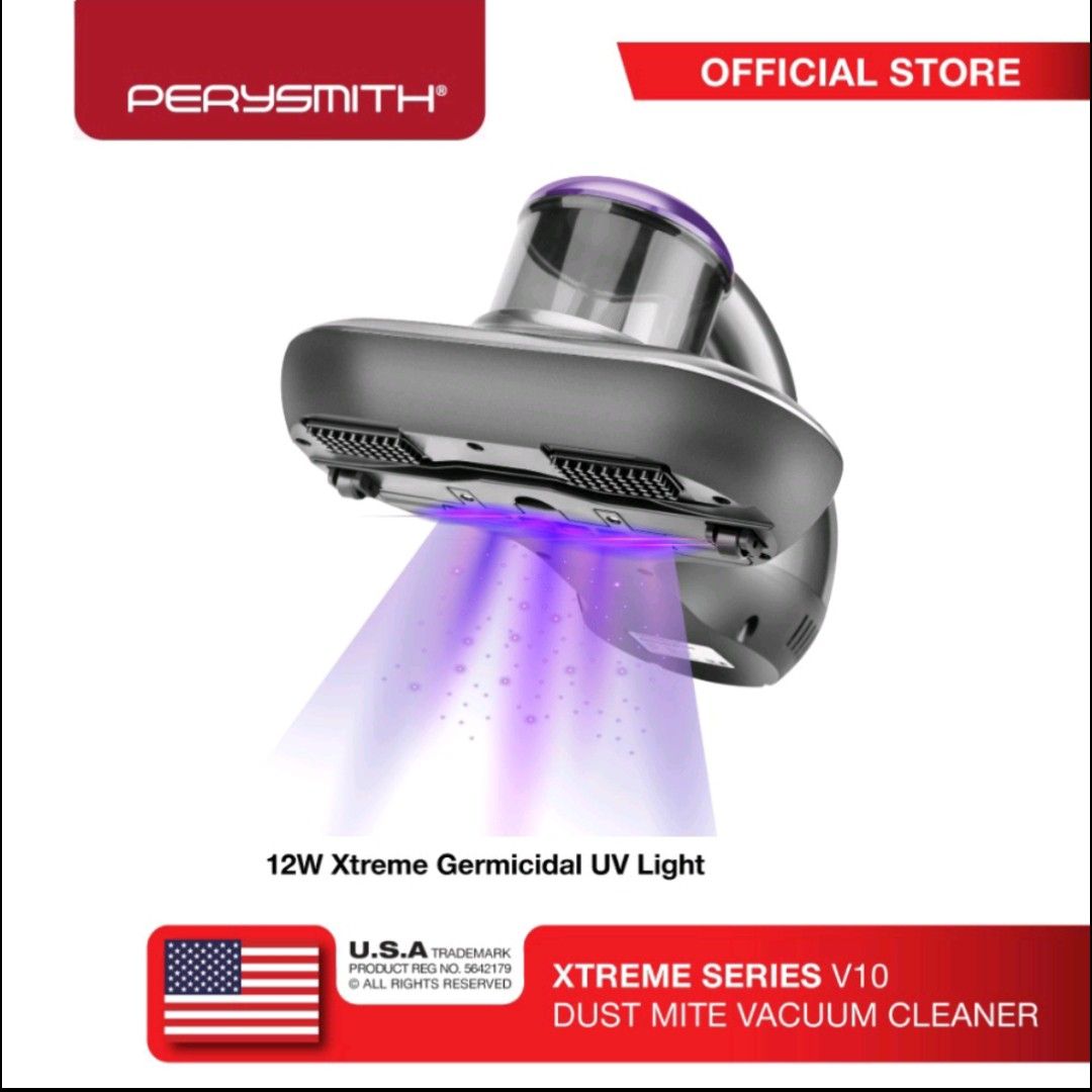 Perrysmith Dust Mite Vacuum Cleaner, TV & Home Appliances, Vacuum ...