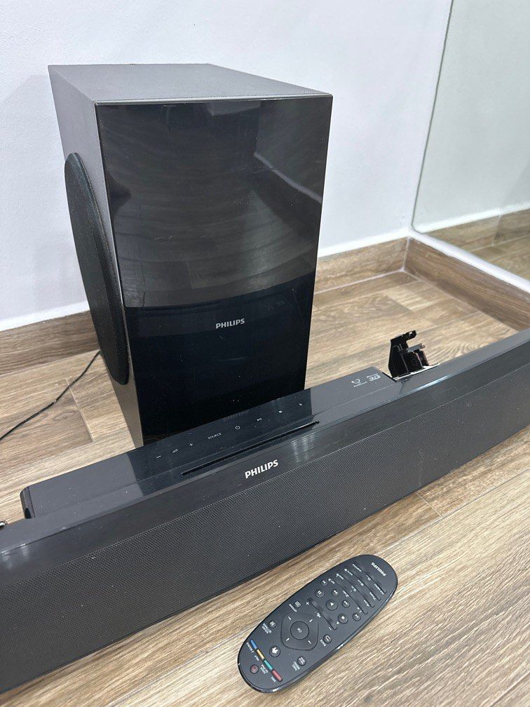Philip Sound Bar with subwoofer, Audio, Soundbars, Speakers ...