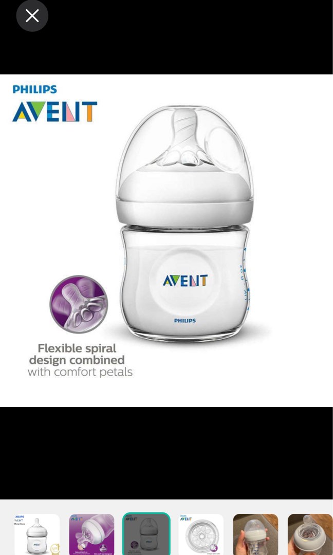 Phillips Avent Natural Milk Bottle, Babies & Kids, Nursing & Feeding ...