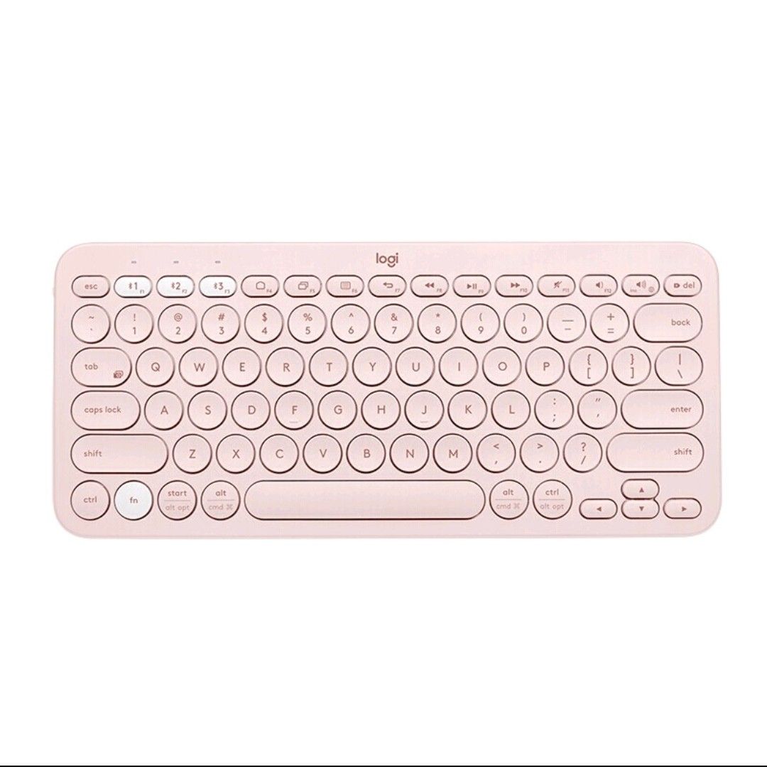 Pink Logitech Keyboard & Mouse, Computers & Tech, Parts & Accessories ...