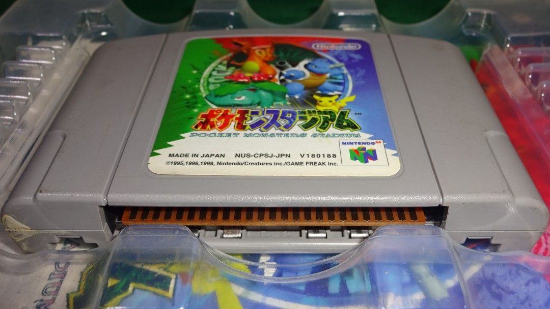 Pocket Monsters Stadium N64 Cartridge NUS-P-CPSJ(JPN), Video Gaming ...