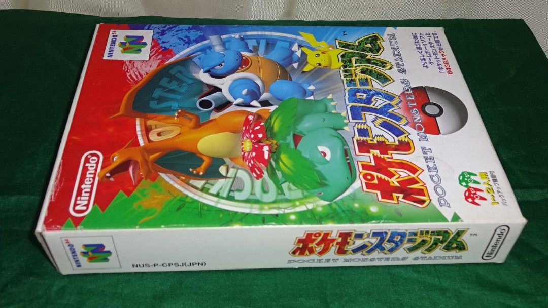 Pocket Monsters Stadium N64 Cartridge NUS-P-CPSJ(JPN), Video Gaming ...