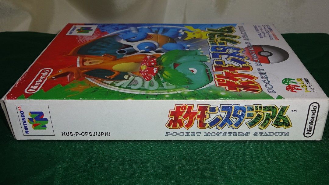 Pocket Monsters Stadium N64 Cartridge NUS-P-CPSJ(JPN), Video Gaming ...