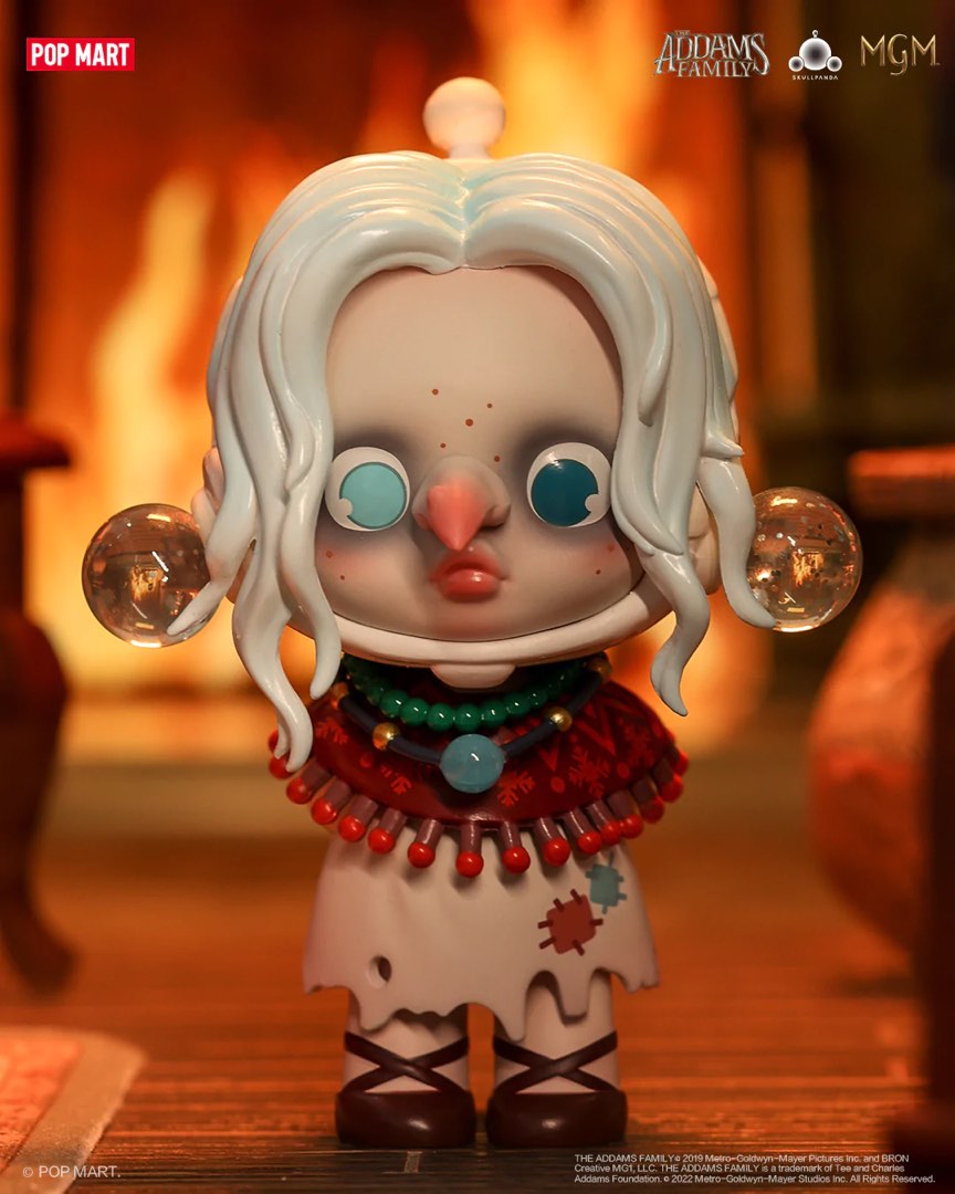 POPMART Skullpanda Addams Family Series: Grandma, Hobbies & Toys, Toys ...