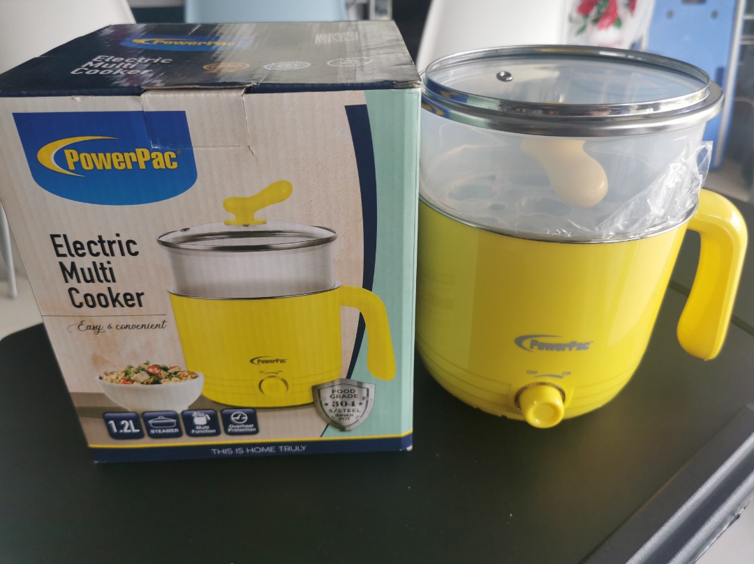 Powerpac Electric Multi cooker 1.2L, TV & Home Appliances, Kitchen ...