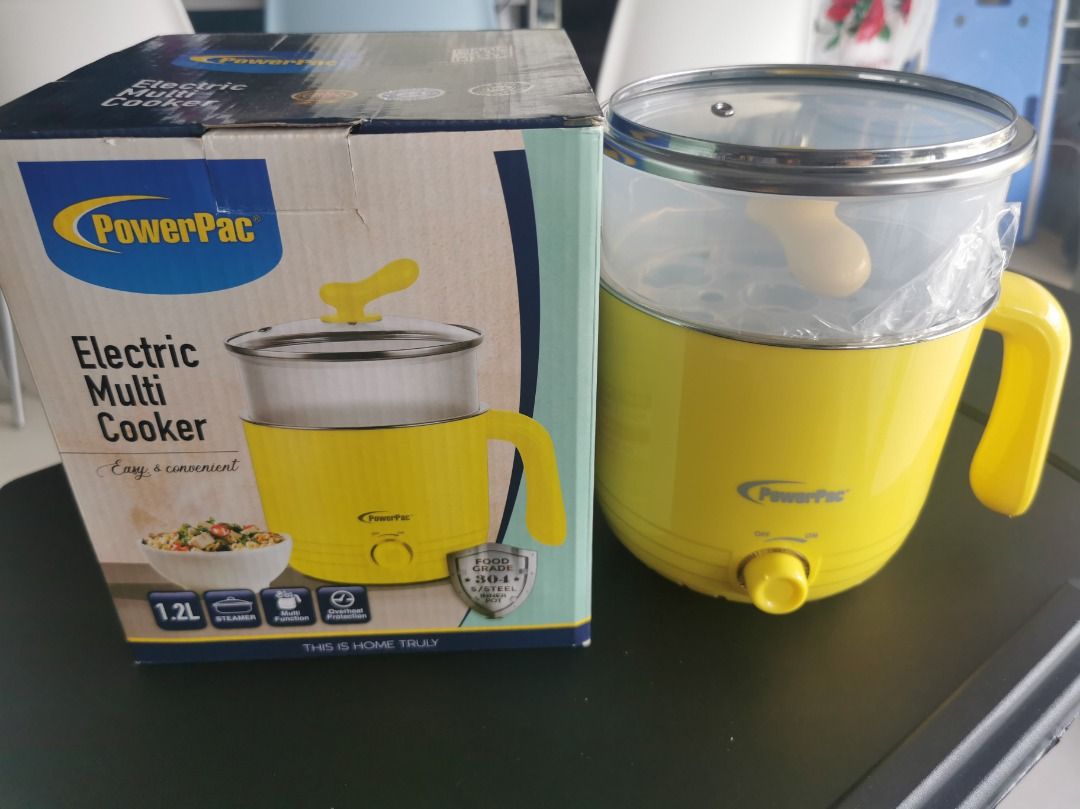 Powerpac Electric Multi cooker 1.2L, TV & Home Appliances, Kitchen ...