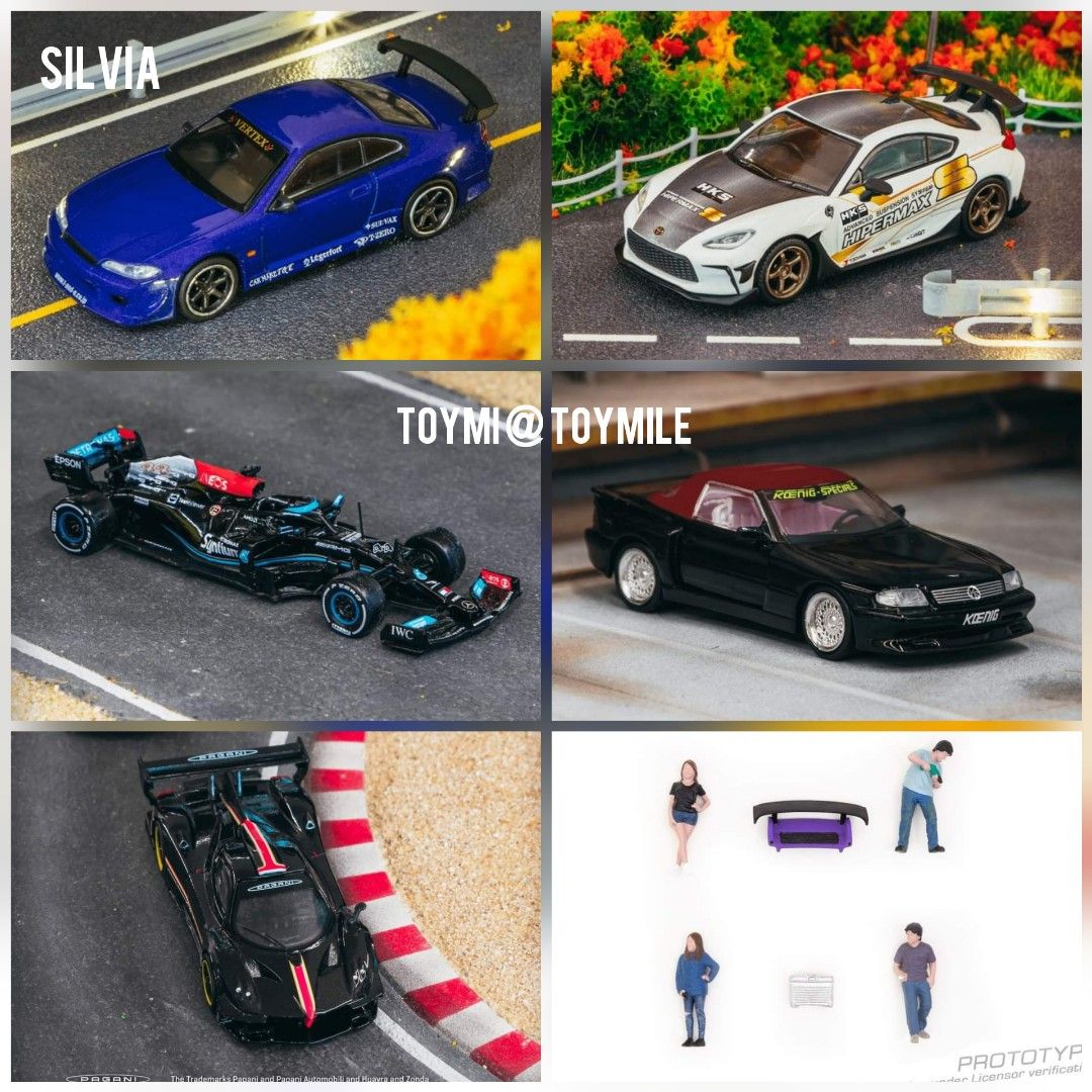Preorders 1/64 Tarmac Works Nissan Silvia S15 Vertex Pagani Mercedes ...