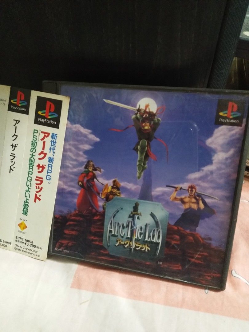 PS1 PS ARC THE LAD 亞克傳承 帶側紙, 電子遊戲, 電子遊戲機, PlayStation - Carousell
