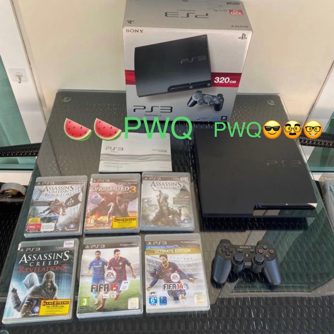 PS3 Slim Console + free game, Video Gaming, Video Game Consoles ...