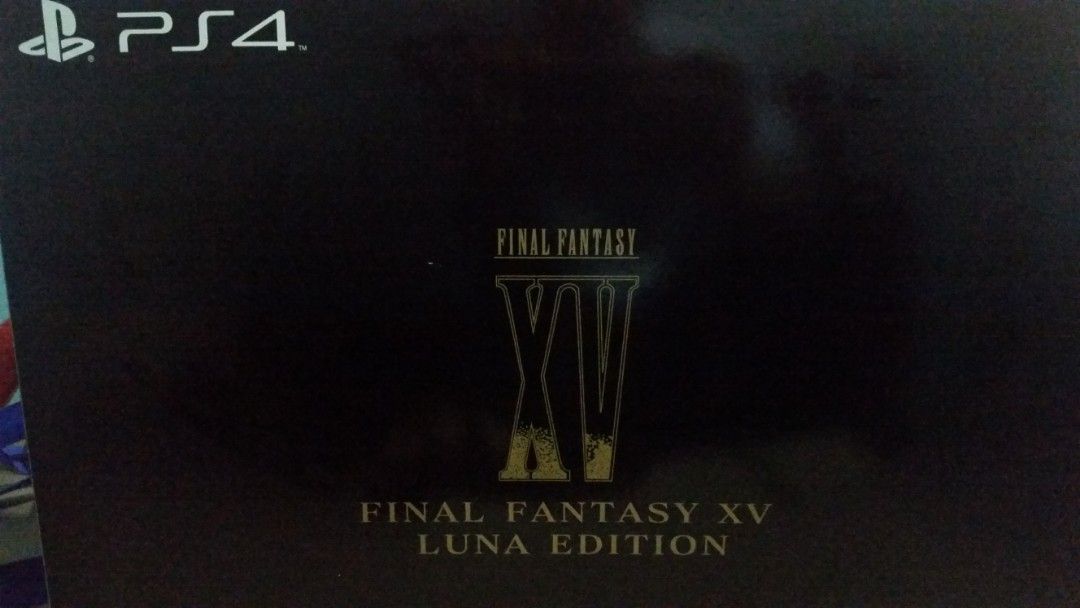 PS4 Slim 1TB Final Fantasy 15 Luna Edition, Video Gaming, Video Game ...