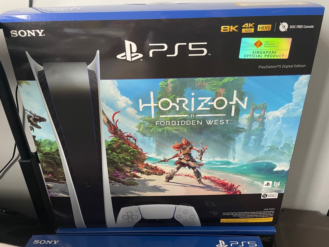 Ps5 digital edition (horizon west bundle), Video Gaming, Video Game ...