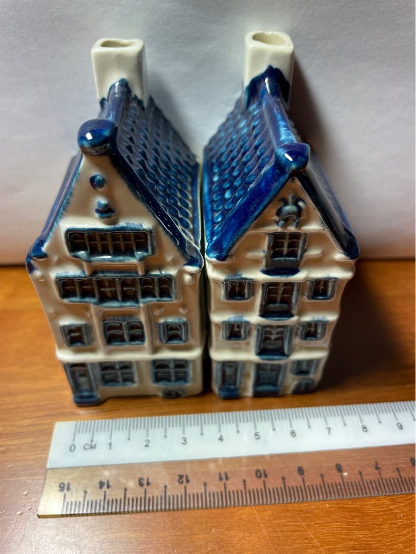 Rare collectibles Blue Delft houses from KLM, Hobbies & Toys ...