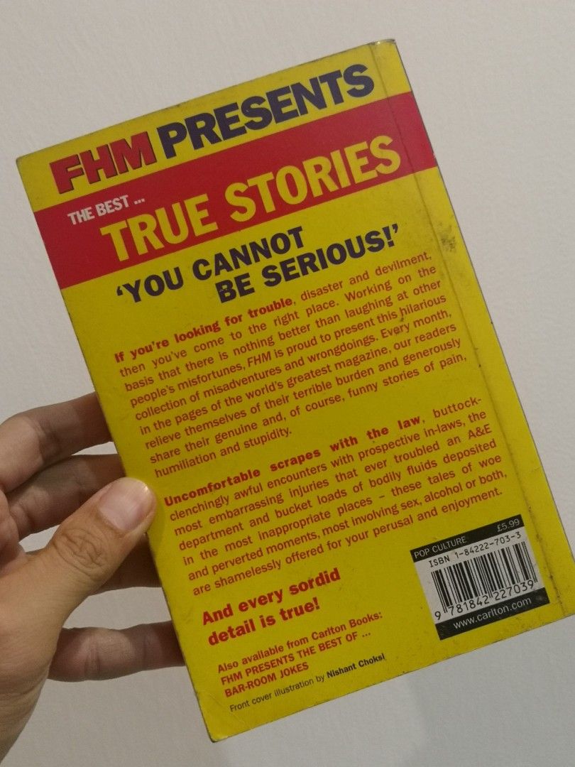 Rare FHM True Stories The Best True Stories Book Joke Funny Story World ...