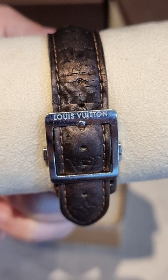 Rare! Louis Vuitton watch with diamonds, Luxury, Watches on Carousell