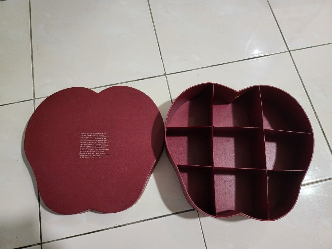 Red Apple Display box, Furniture & Home Living, Home Decor, Other Home ...