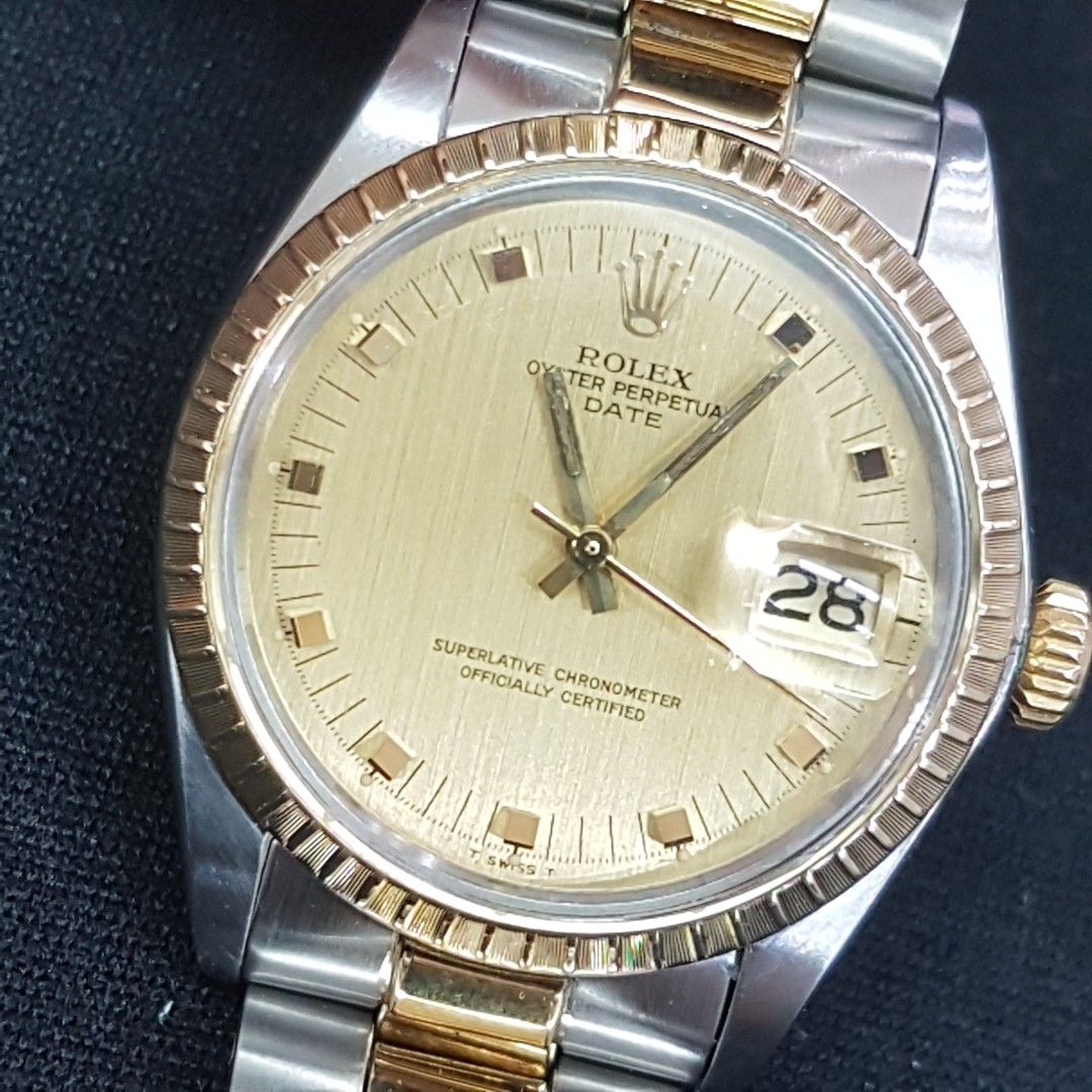 Rolex 1505 Rare Textured Dial Vintage Watch (1972), Luxury, Watches on ...