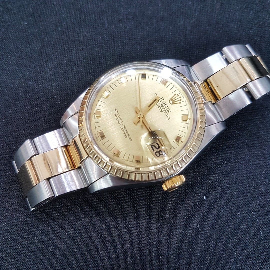 Rolex 1505 Rare Textured Dial Vintage Watch (1972), Luxury, Watches on ...