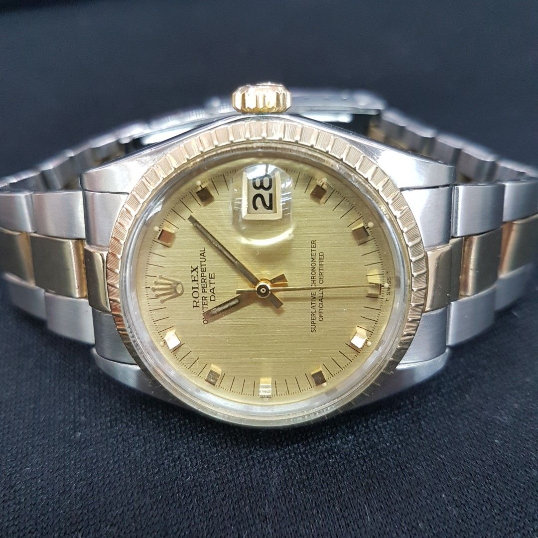 Rolex 1505 Rare Textured Dial Vintage Watch (1972), Luxury, Watches on ...