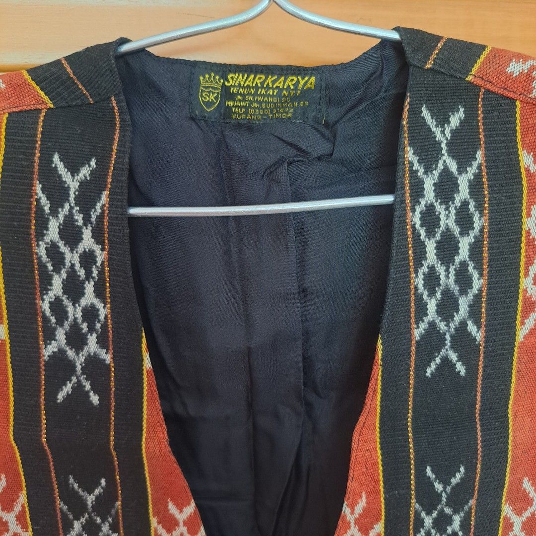 Rompi TENUN IKAT asli vest timor budaya culture nusa tenggara unik ...
