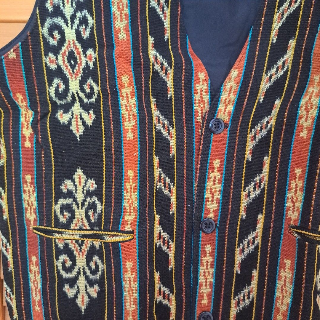 [New] TENUN IKAT Rompi PREMIUM vest asli timor nusa tenggara vintage ...