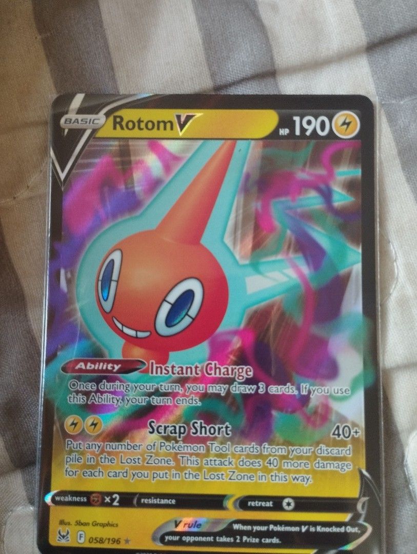 Rotom V, Hobbies & Toys, Toys & Games on Carousell