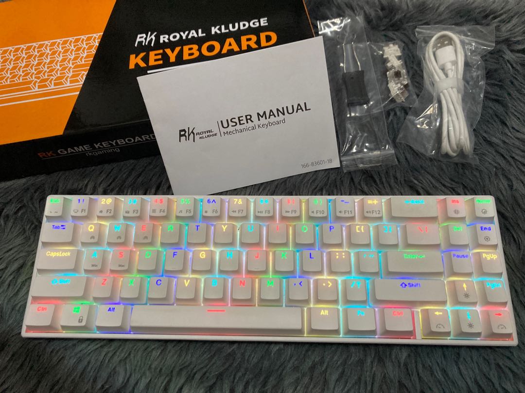 Royal Kludge RK71 Brown Switch Hotswappable, Computers & Tech, Parts ...