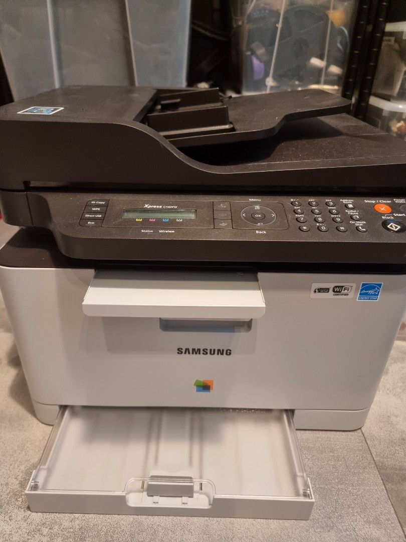 Samsung Xpress SL-C460FW Color Laser Multifunction Printer, Computers ...