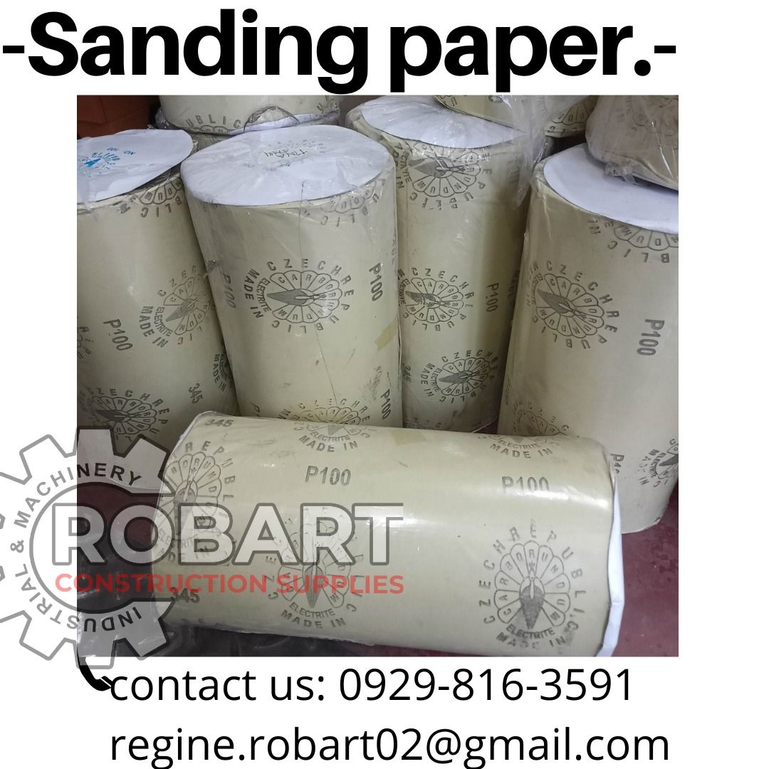 -Sanding paper.-, Commercial & Industrial, Construction Tools ...