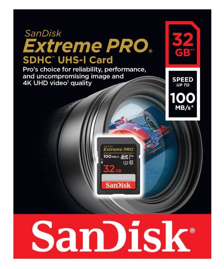 SanDisk Extreme PRO SD Card Class 10 32GB / 64GB / 128GB / 256GB/ 512GB ...