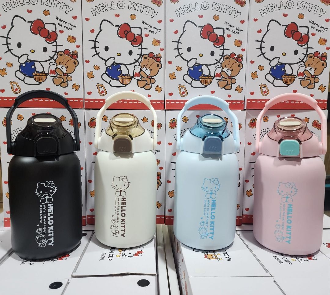 【台灣現貨】Sanrio正版授權 Hello Kitty 胖胖運動保溫瓶850ml, 其他, 其他 - Carousell