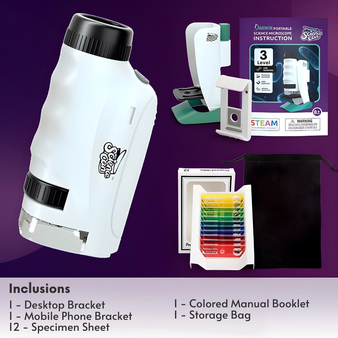 Science Can Microscope, Hobbies & Toys, Toys & Games on Carousell