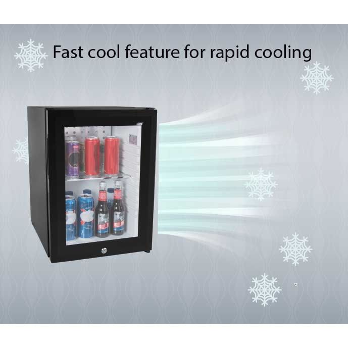 SEALED 60L MINI BAR FRIDGE COKE DESIGN DRINK CHILLER REFRIGERATOR, TV ...