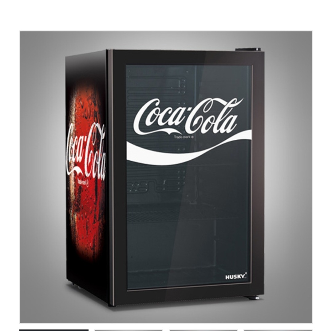 SEALED 60L MINI BAR FRIDGE COKE DESIGN DRINK CHILLER REFRIGERATOR, TV ...