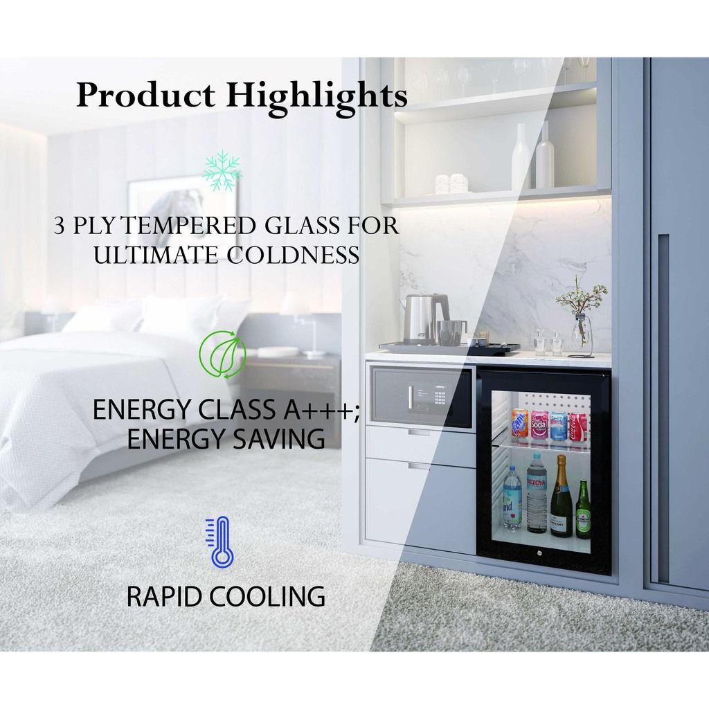 SEALED 60L MINI BAR FRIDGE COKE DESIGN DRINK CHILLER REFRIGERATOR, TV ...