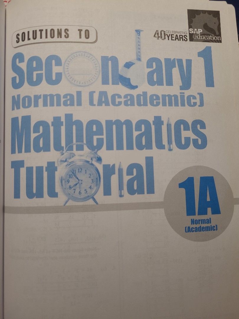 Sec 1 NA Math Assessment book, Hobbies & Toys, Books & Magazines, Assessment Books on Carousell