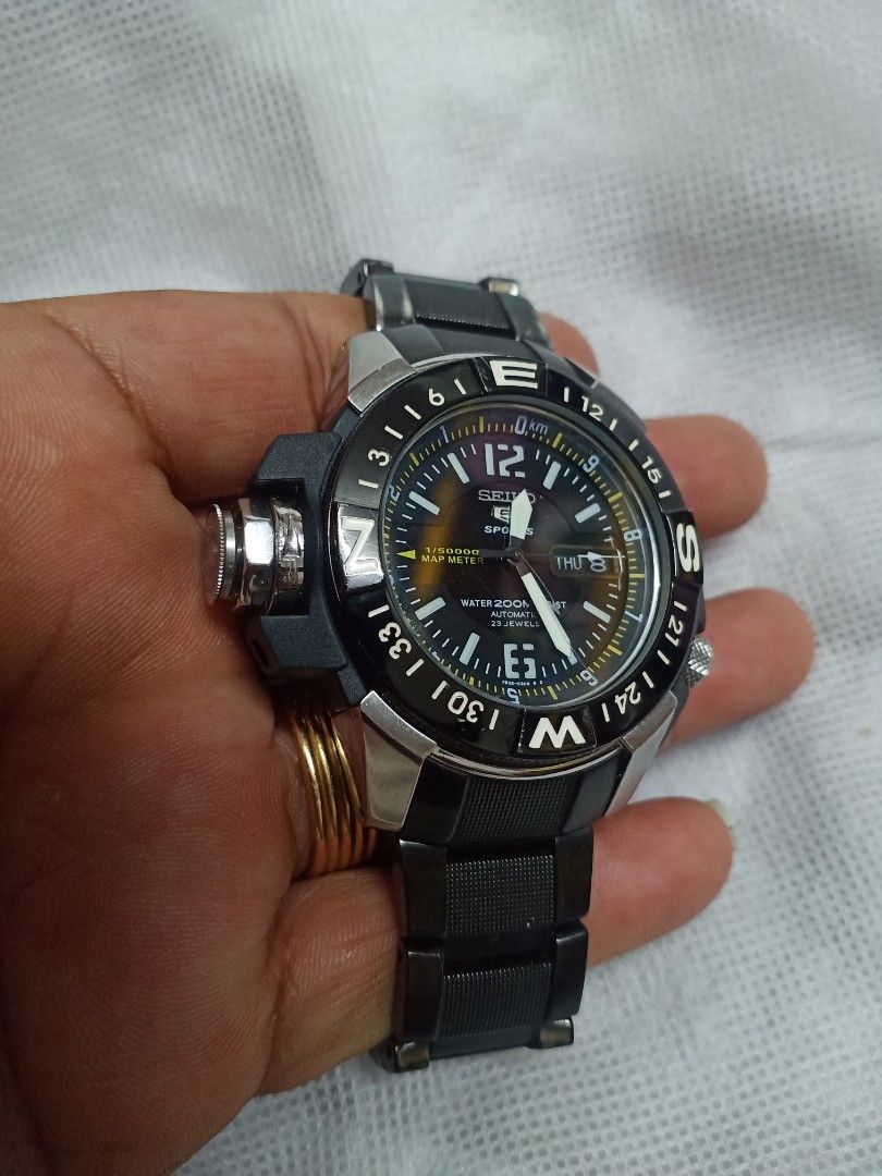 Seiko map meter automatic, Men's Fashion, Watches & Accessories ...