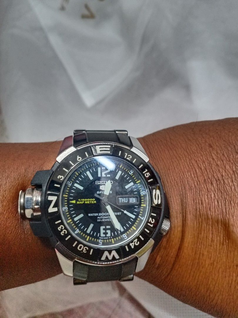 Seiko map meter automatic, Men's Fashion, Watches & Accessories ...