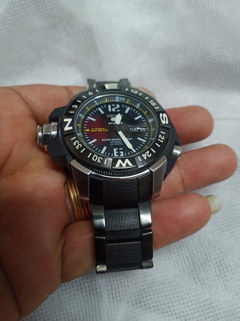 Seiko map meter automatic, Men's Fashion, Watches & Accessories ...
