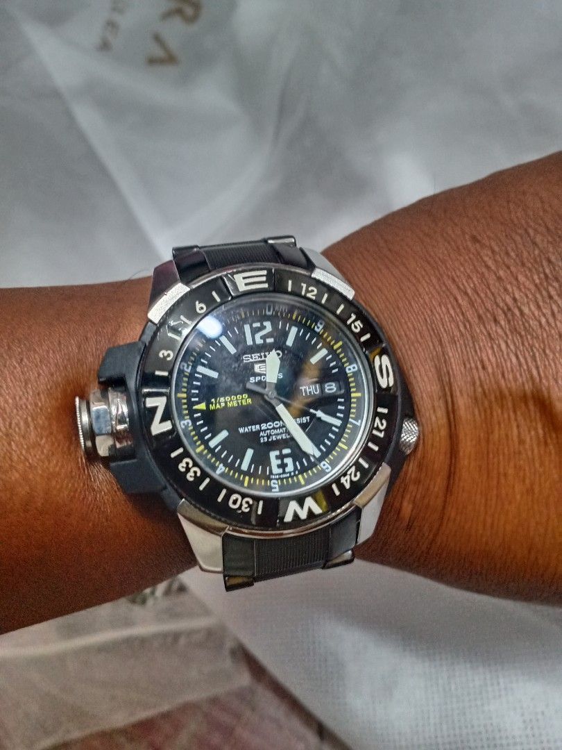 Seiko map meter automatic, Men's Fashion, Watches & Accessories ...