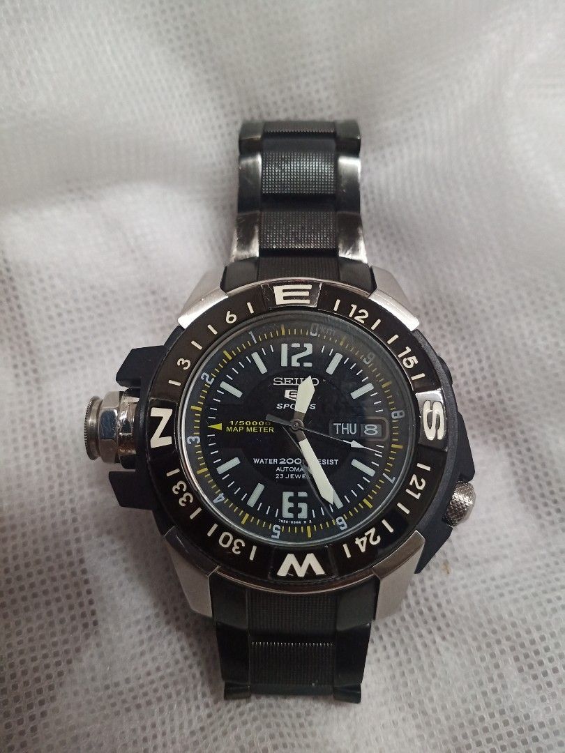 Seiko map meter automatic, Men's Fashion, Watches & Accessories ...