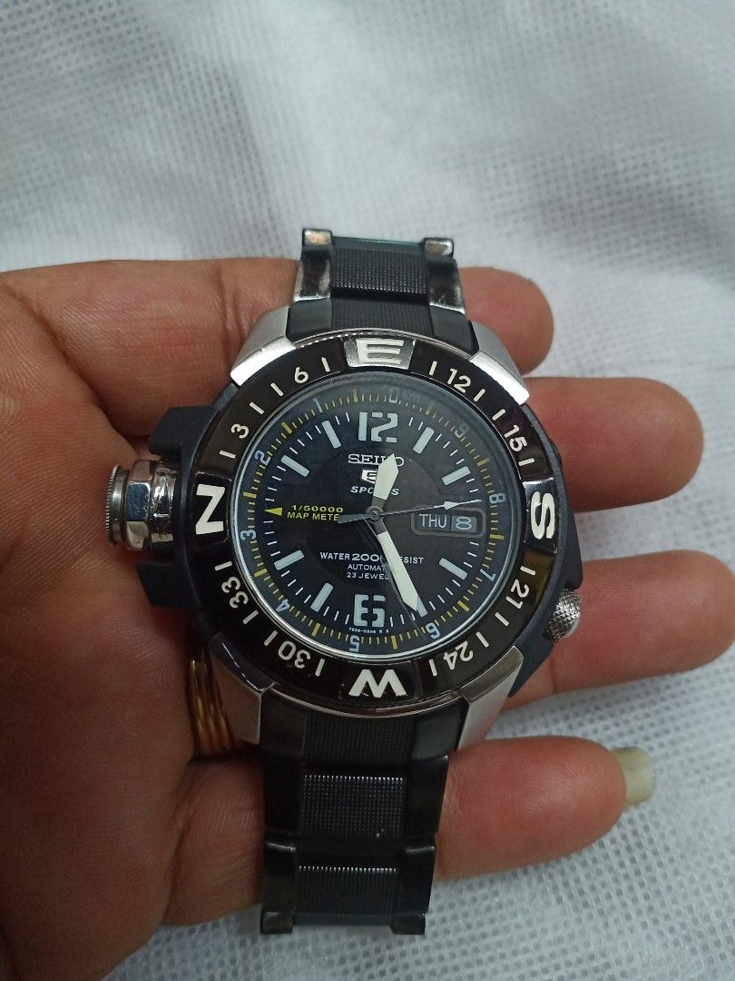 Seiko map meter automatic, Men's Fashion, Watches & Accessories ...