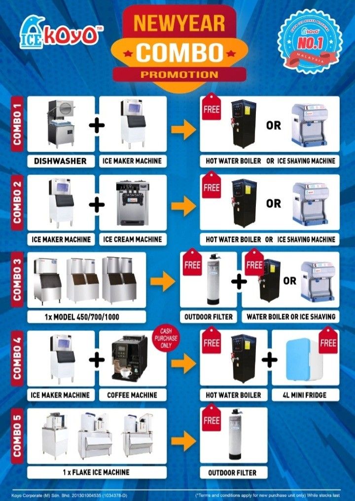 Sewa beli machine ice maker, TV & Home Appliances, Kitchen Appliances ...