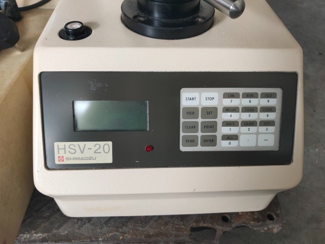 SHIMADZU HSV-20 Vickers Hardness Tester For Sale @ $2000each, Furniture ...