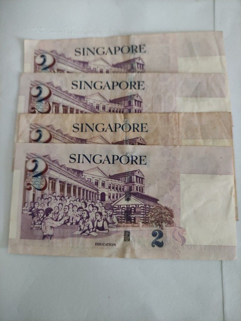 Singapore portraits paper notes $2, Hobbies & Toys, Memorabilia ...
