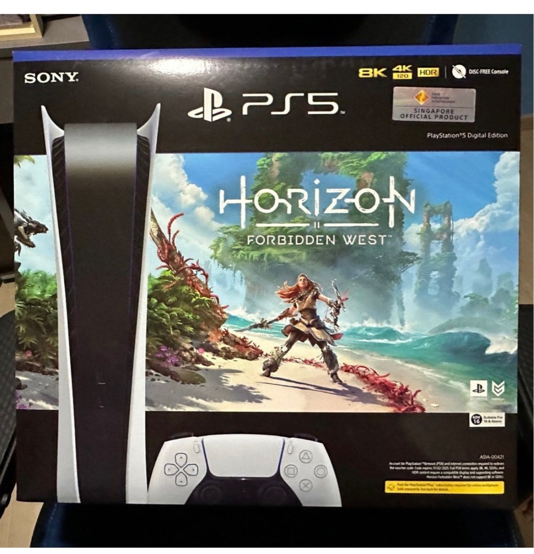 SINGAPORE SET PlayStation 5 Digital Edition Horizon Forbidden West ...