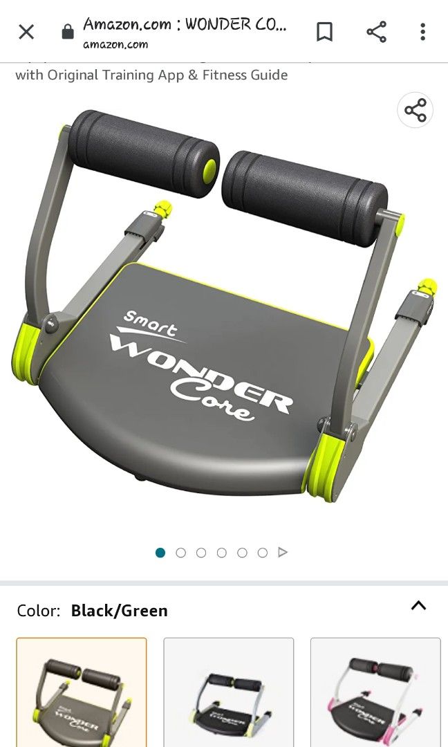 Original Smart wonder core Abs Butt thigh shoulder shaper, Sports ...