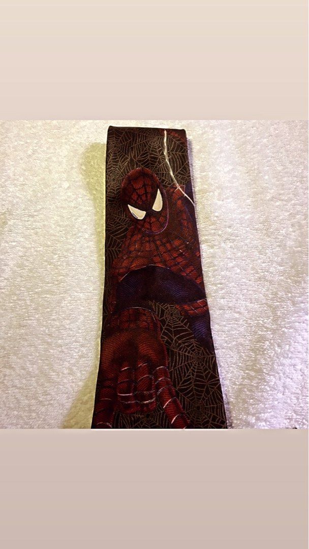Spiderman necktie, Men's Fashion, Coats, Jackets and Outerwear on Carousell