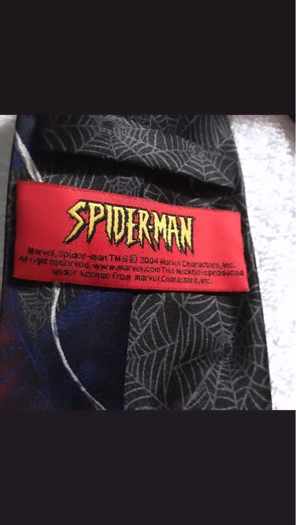 Spiderman necktie, Men's Fashion, Coats, Jackets and Outerwear on Carousell