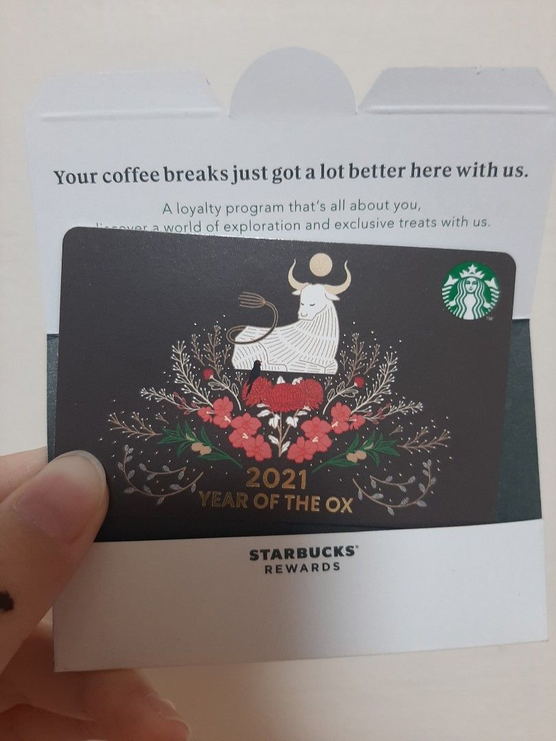 Starbucks the year of Ox Card, Hobbies & Toys, Memorabilia ...